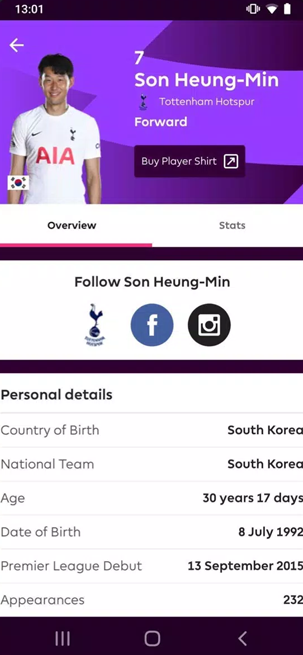 Fantasy Premier League App An English Football Fan App