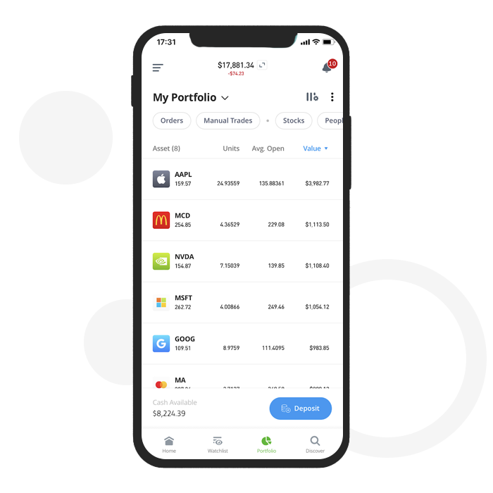 Investment App Case Study: eToro - Dev Technosys