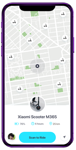 Electric Scooter App Development | eScooter App Development Company