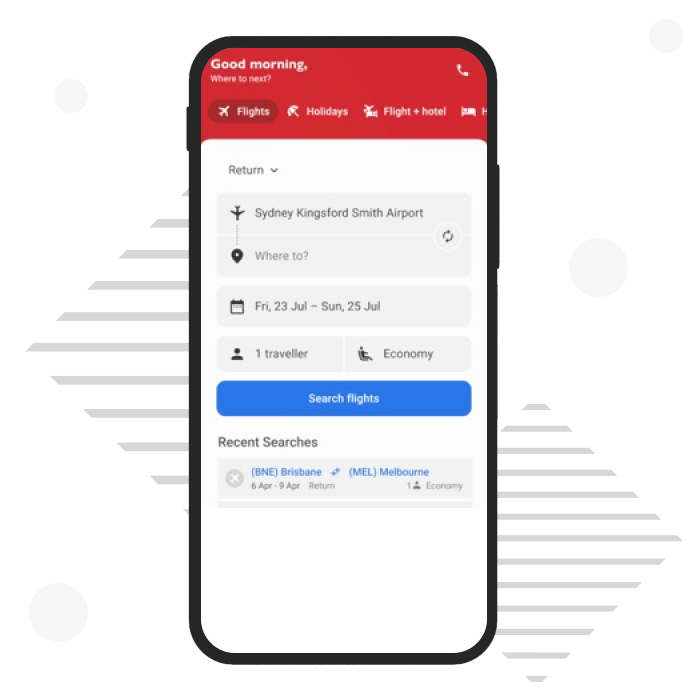 Flight Centre: Case Study On-Demand Travel Booking Service App