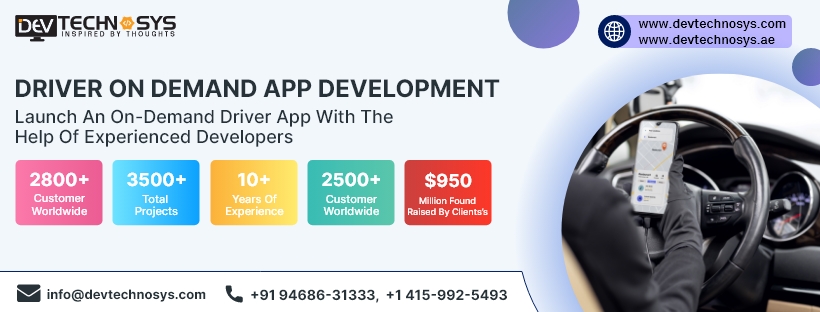 Driver On Demand App Development | Driver Application Development