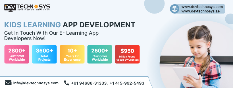 Kids Learning Mobile App Development Company