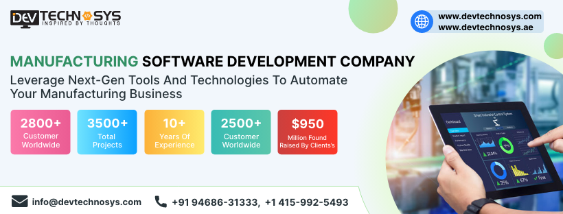Manufacturing Software Development Services