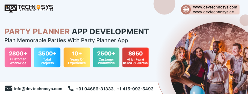 Party Planner App Development Services