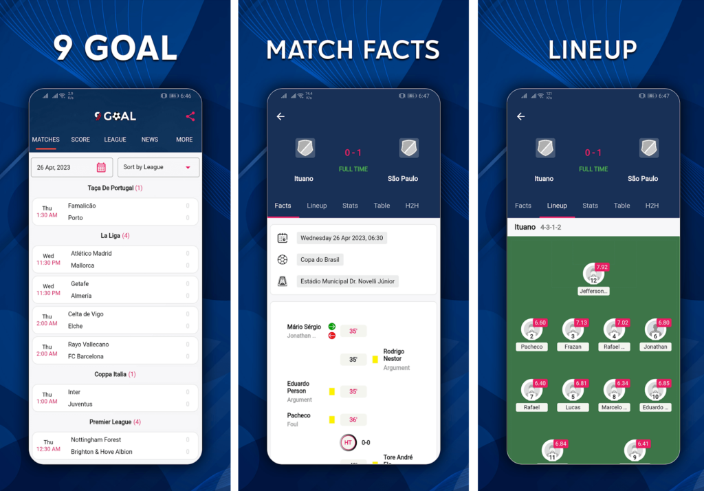 Build An App Like 9Goal - A Football Live Score App