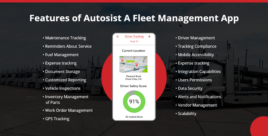 Develop An App Like Autosist : Fleet Management Software