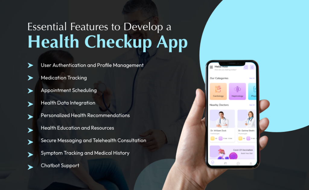 Steps To Develop A Health Checkup App In 2024