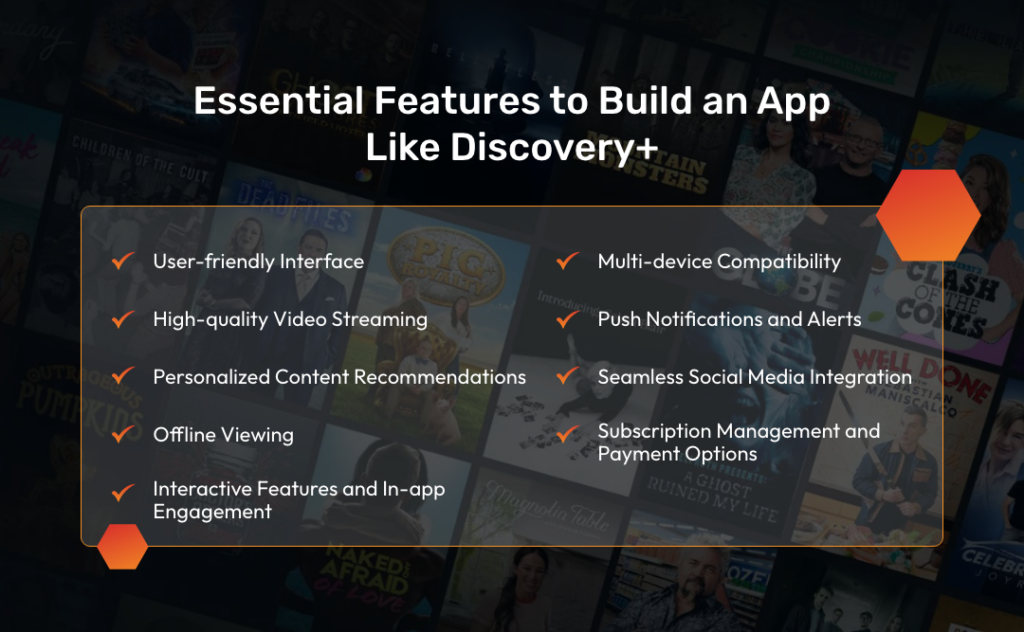 Steps To Build An App Like Discovery+