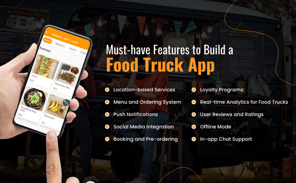 Cost To Build A Food Truck App In 2025
