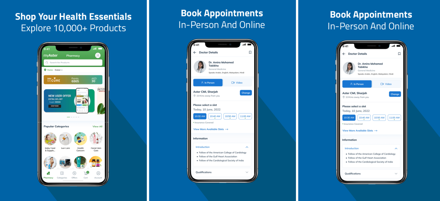 How To Build An App Like MyAster: A Healthcare App?