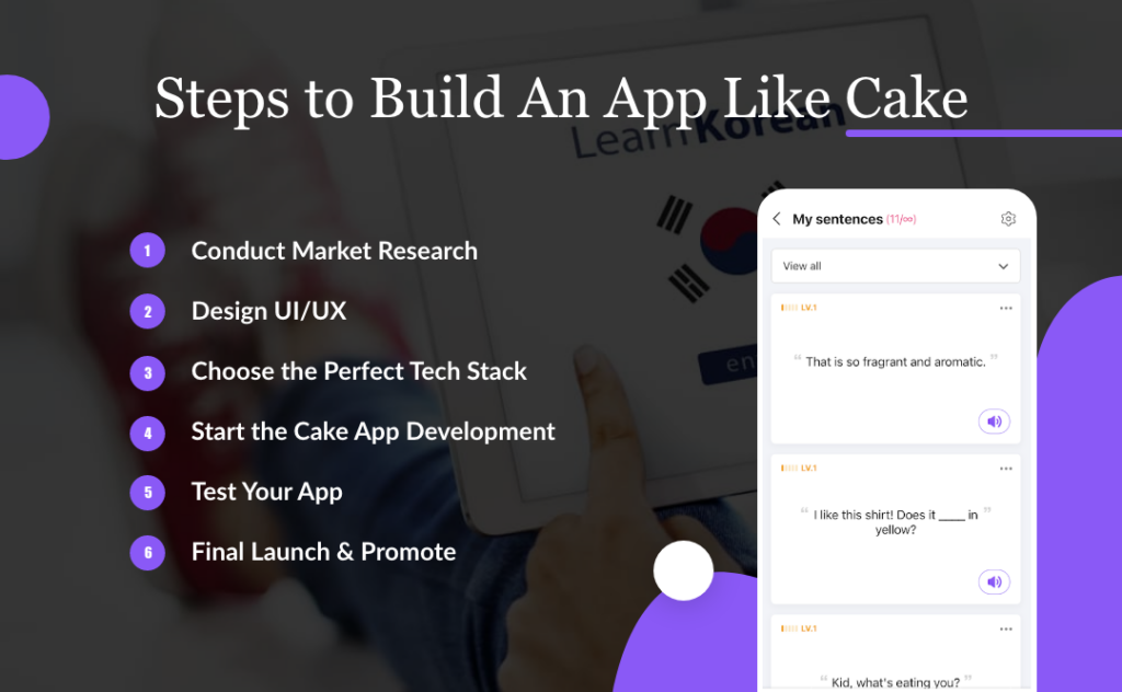 Build An App Like Cake: Best Korean Language Learning App