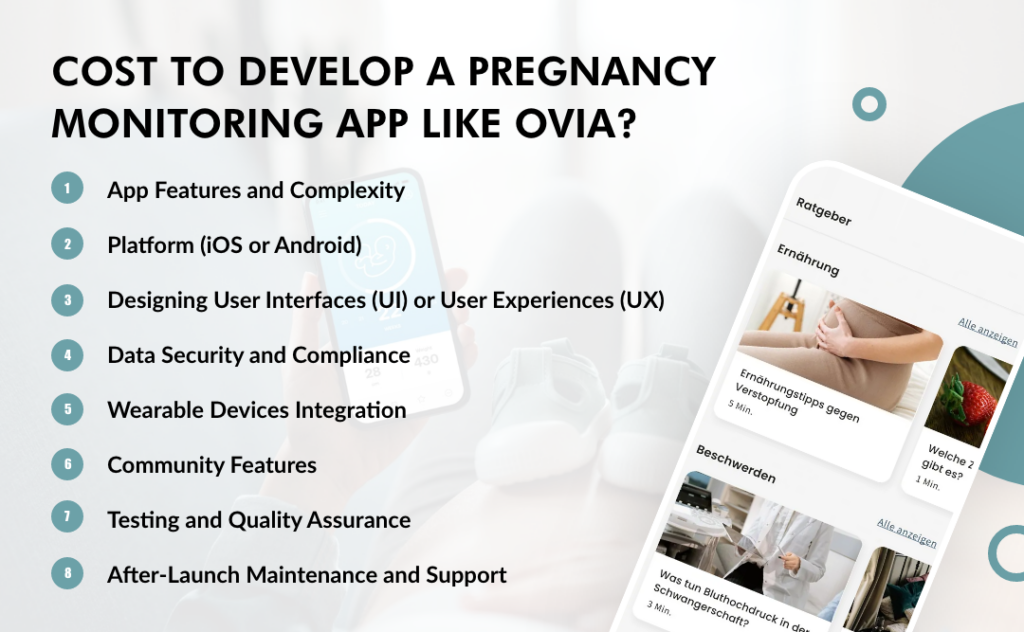 Steps To Develop A Pregnancy Monitoring App Like Ovia 2024