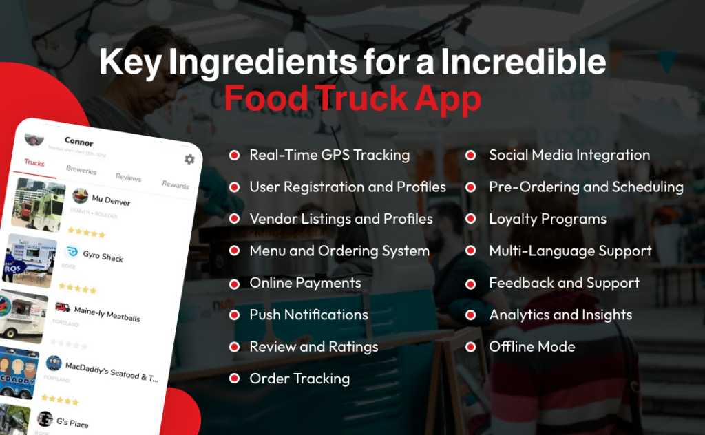 How To Build An App Like Truckster? : An Food Truck App 2024