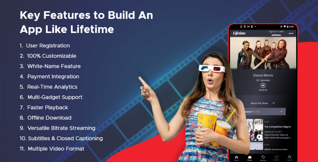 How To Build An App Like Lifetime: A Movie Streaming App