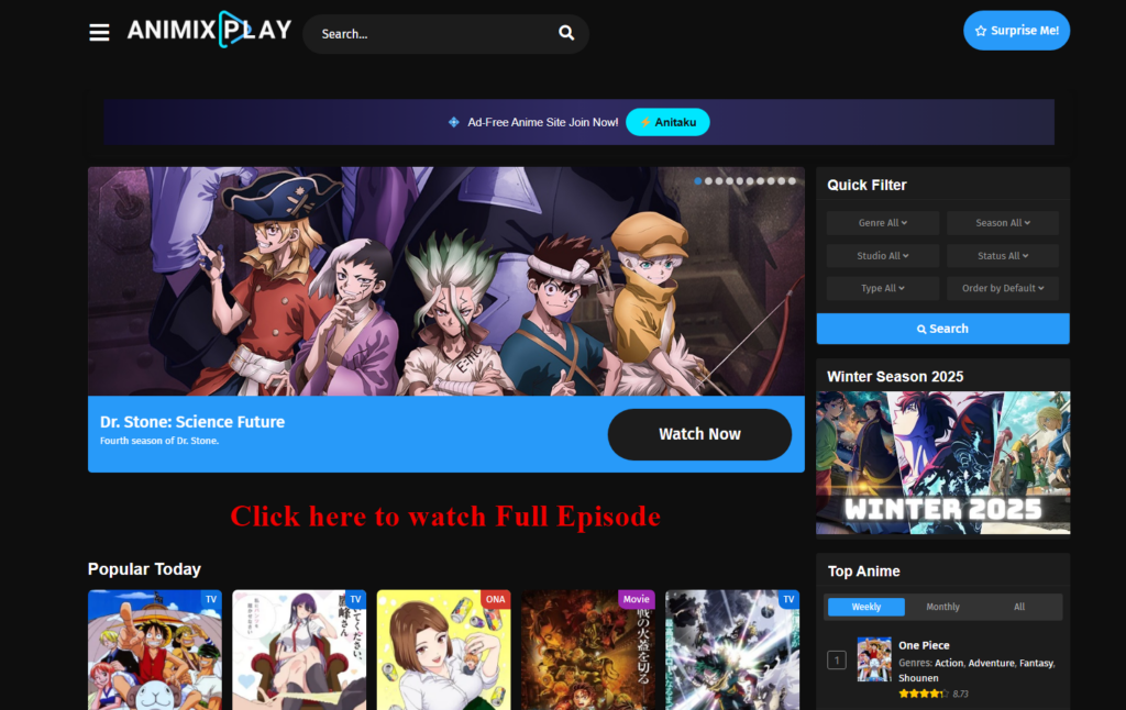 Find 15+ Great Aniwatch Alternatives And Try