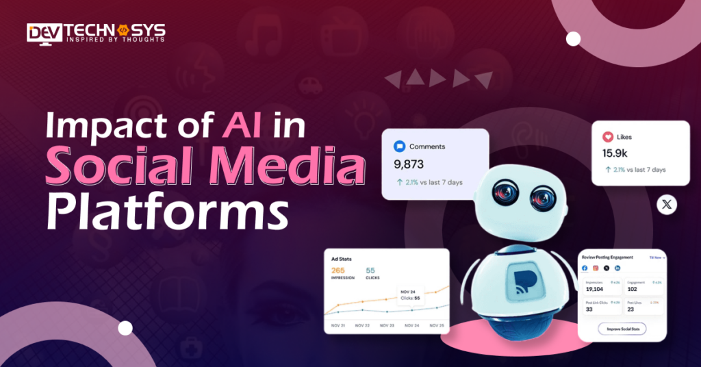 Impact Of AI In Social Media Platforms In 2024