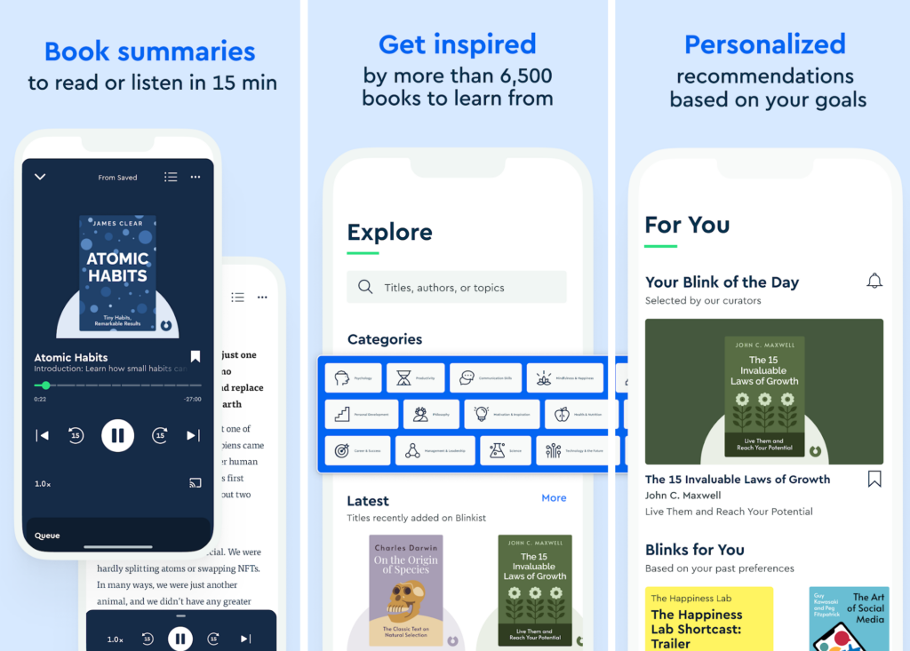 Build An App Like Blinkist: A Daily Book Summaries App