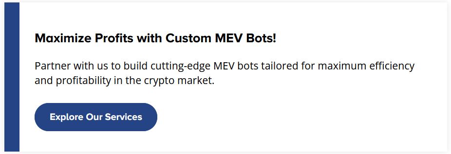 MEV Bot Development Company In 2026